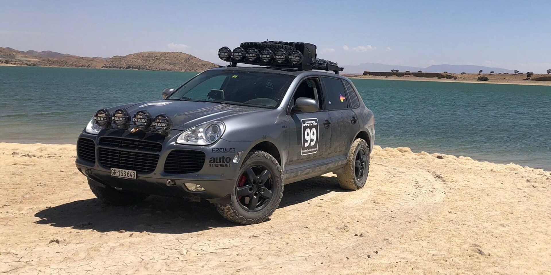 Im Porsche Cayenne durch die Wüste | auto-illustrierte - Das Schweizer ...